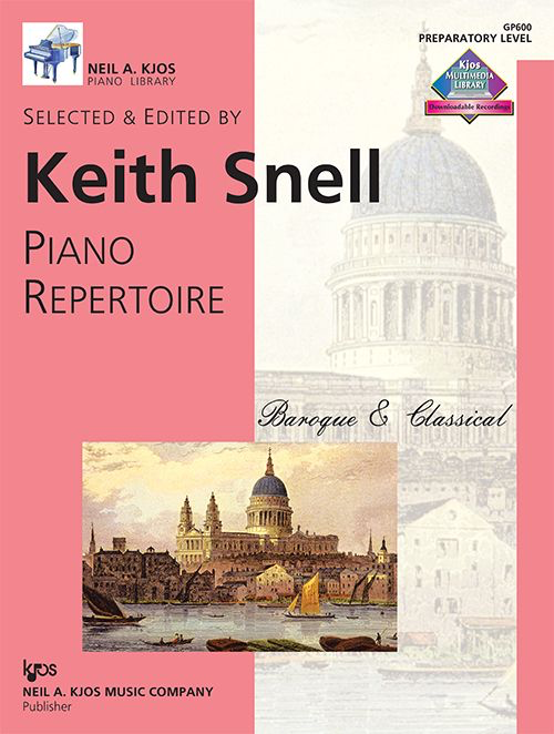 Piano Repertoire - Baroque & Classical - Preparatory Level – Graves Piano