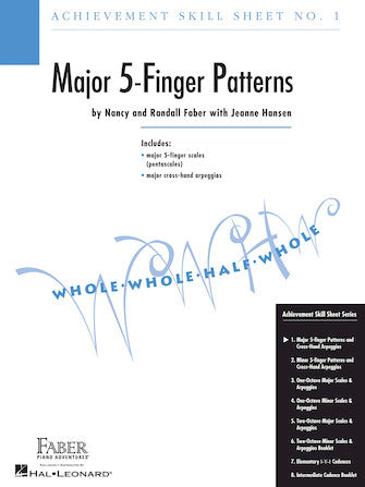 Achievement Skill Sheet No. 1: Major 5-Finger Patterns – Graves Piano